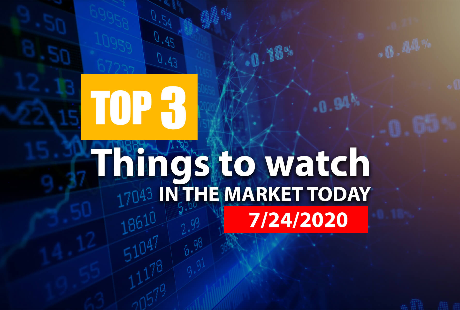 Top 3 Things To Watch In The Market 7/24/2020 - True Trading Group